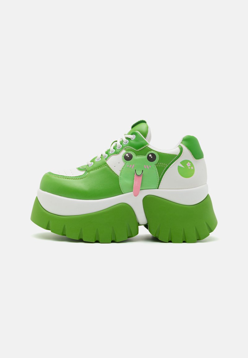 Koi Footwear FWOGGY WOGGY SAYS HI CHUNKY TRAINERS - Trainers - green ...