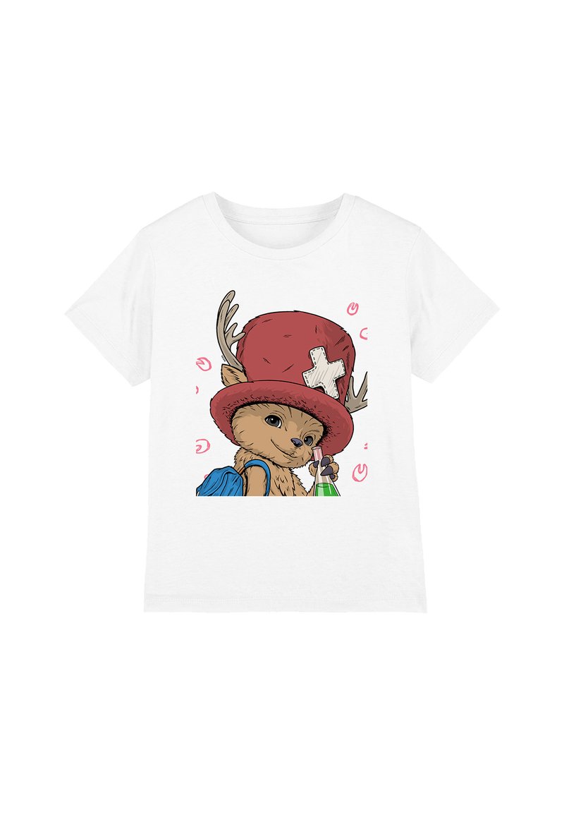 NETFLIX ONE PIECE CHOPPER THE DOCTOR - Print T-shirt - white - Zalando