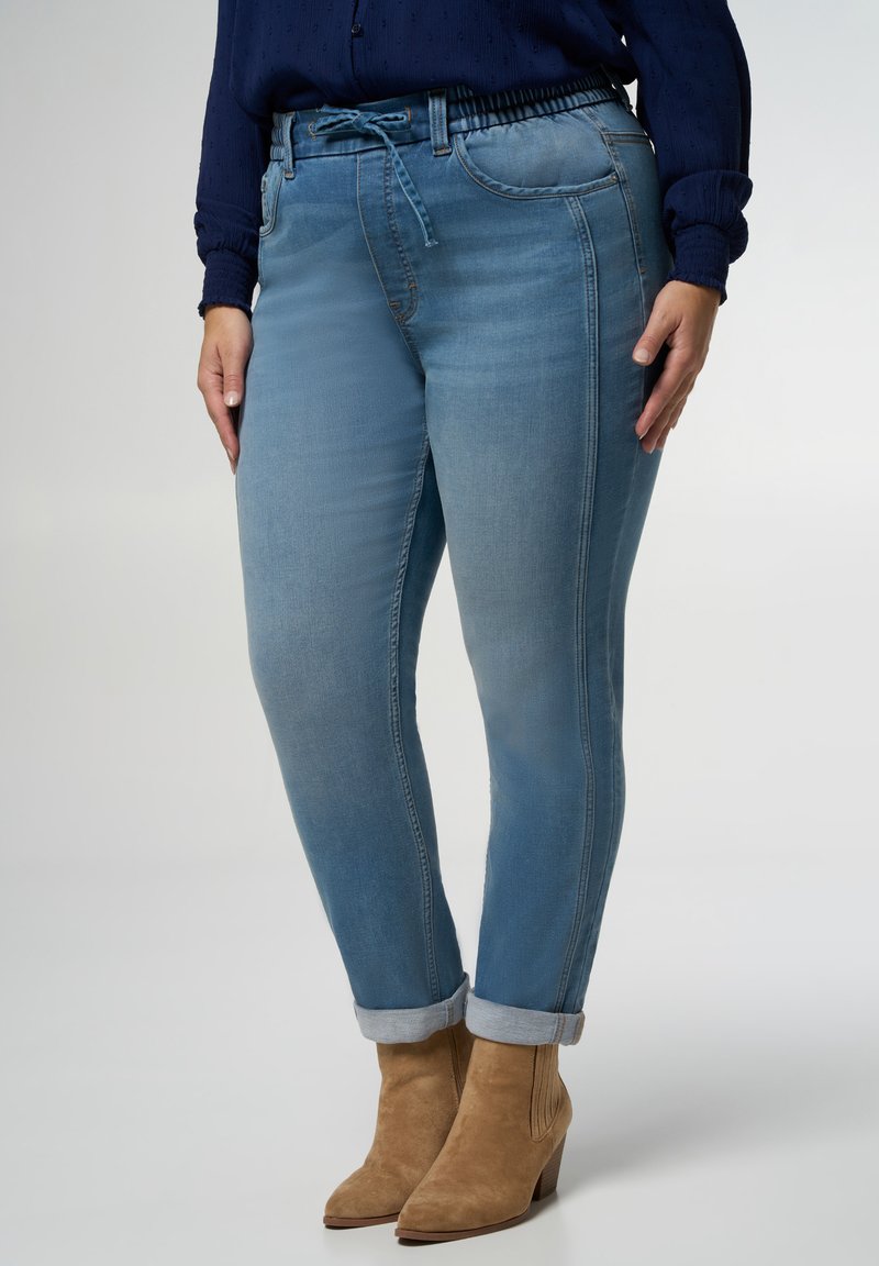 MS Mode M-FASTER - Jeans Skinny Fit - blue/gebleekt denim/bleached ...