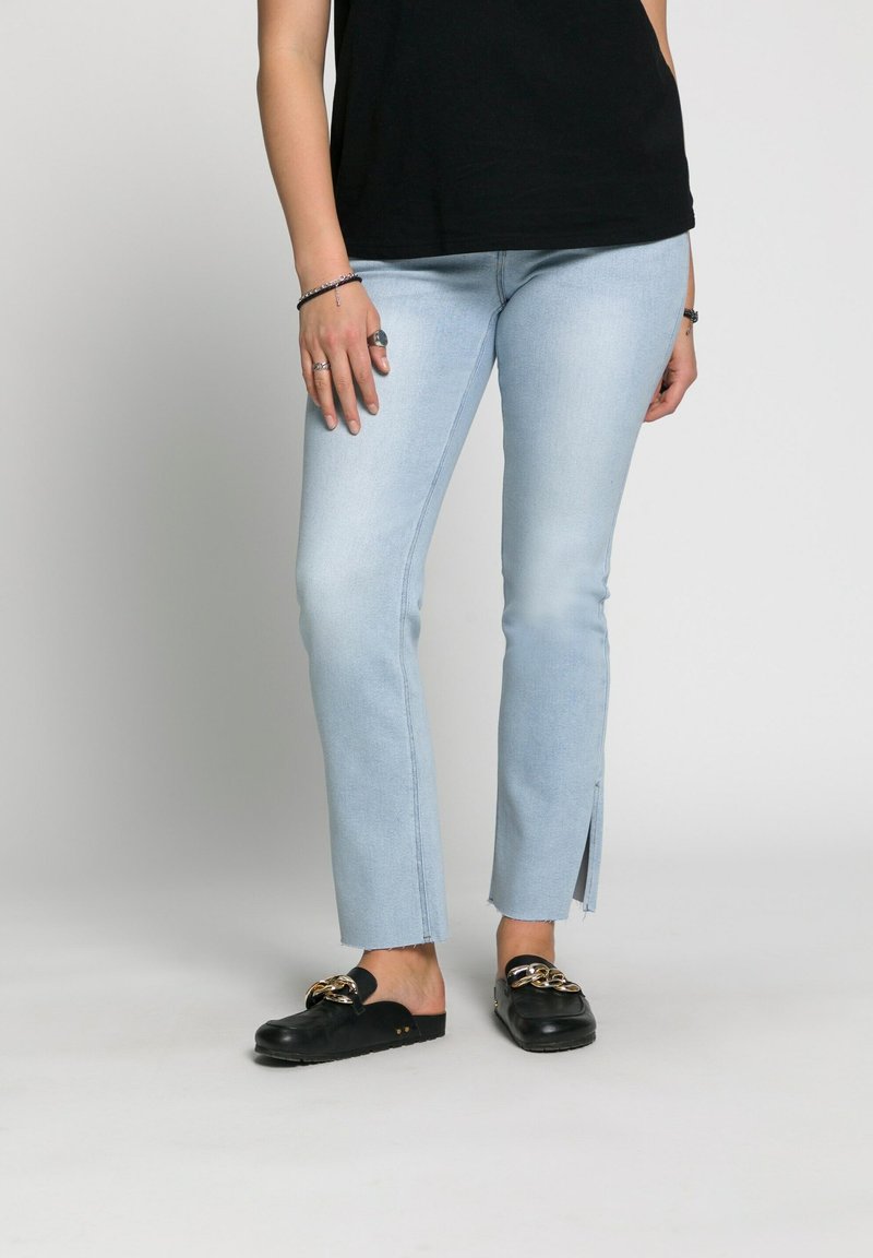 Studio Untold Jeans Bootcut - light blue/light-blue denim - Zalando.de