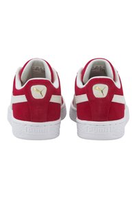 Puma BASKET CUIR CLASSIC - Baskets basses - rouge/blanc/rouge - ZALANDO.FR