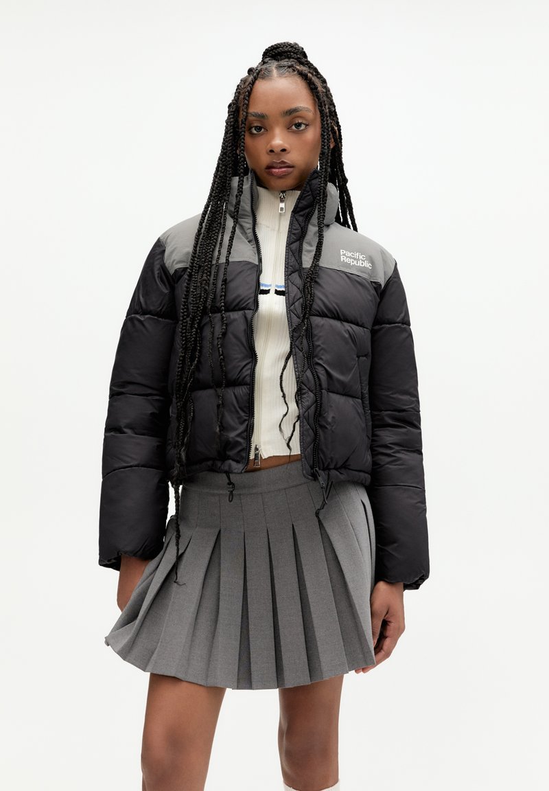 PULL&BEAR Winterjas - black/zwart - Zalando.nl