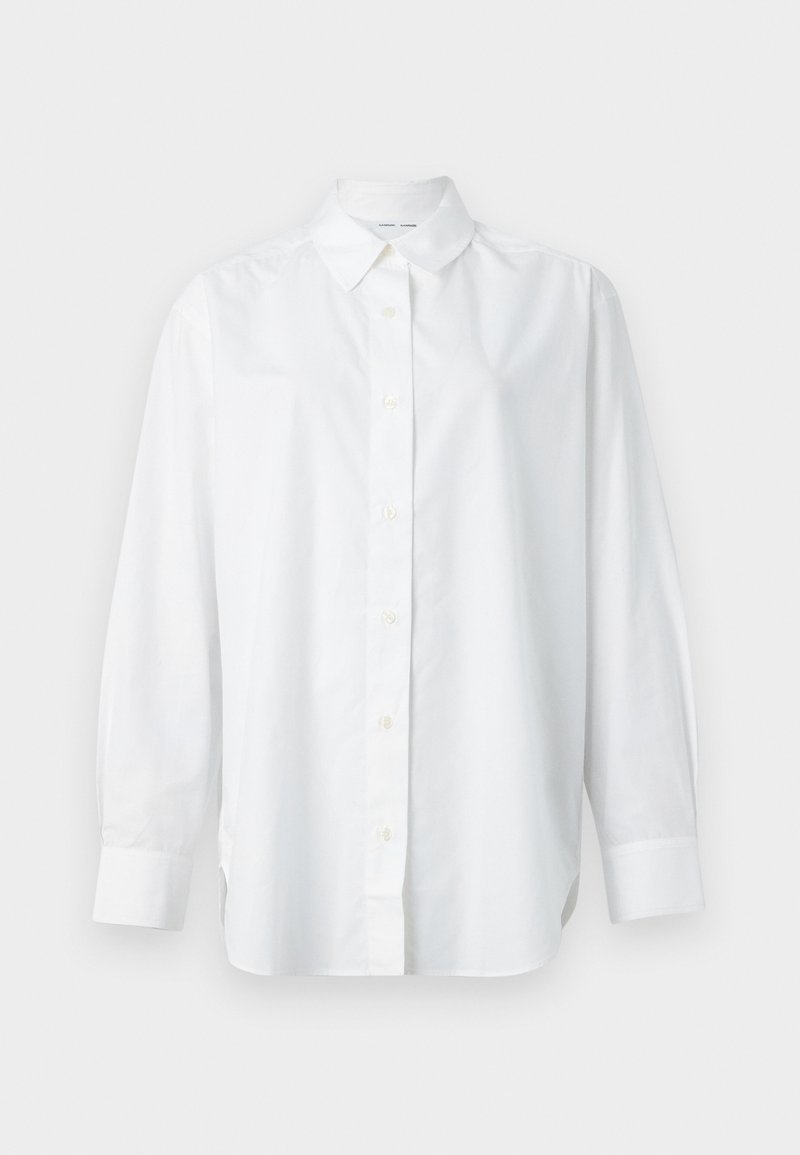 Samsøe Samsøe LOVAR SHIRT - Paitapusero - white/valkoinen - Zalando.fi