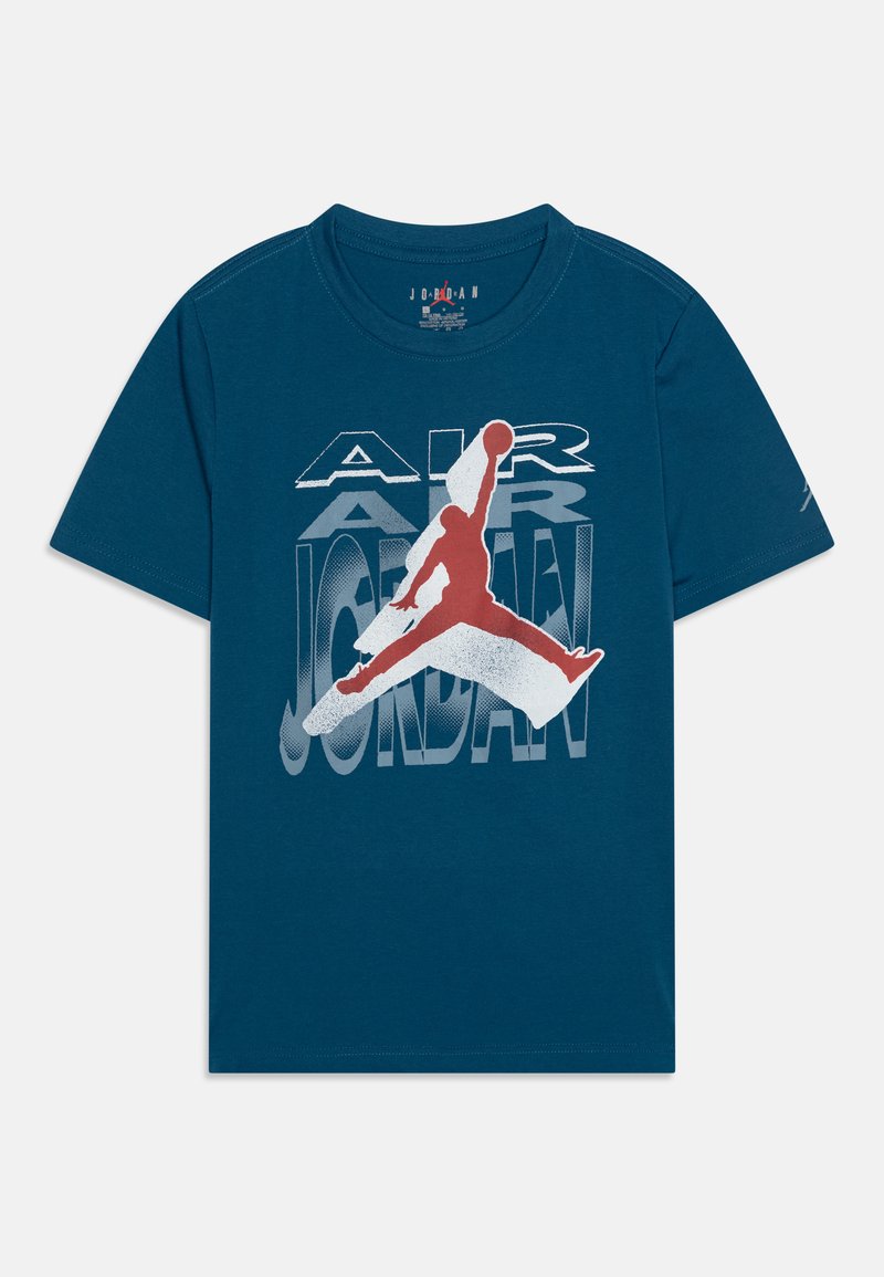 Jordan AIR TEE UNISEX - Triko s potiskem - industrial blue/tmavě modrá ...