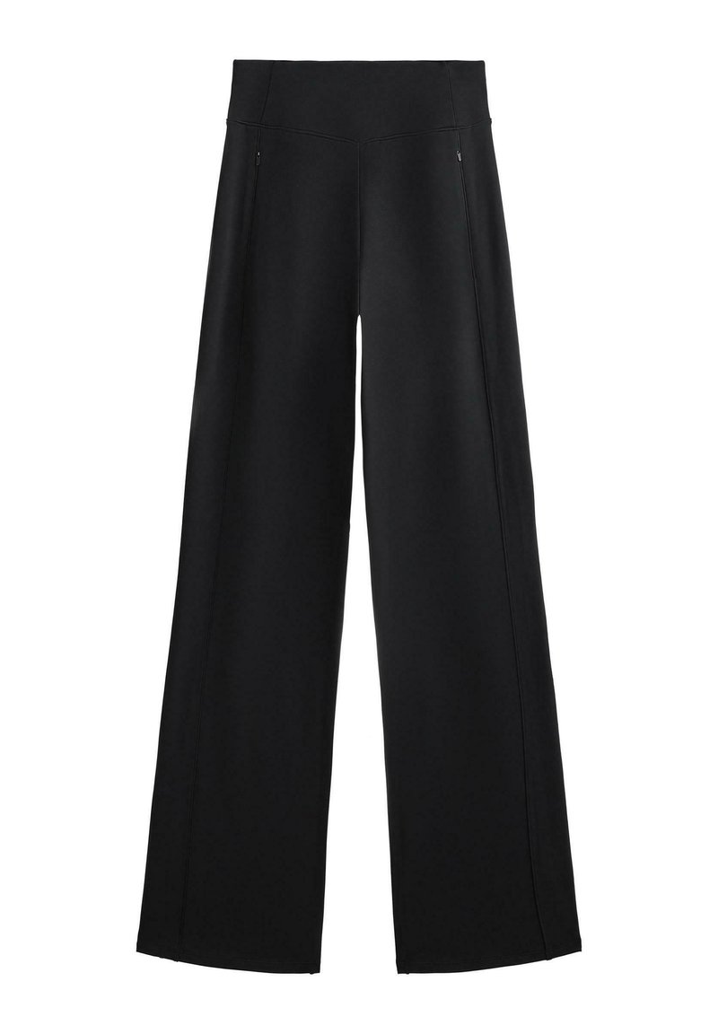 OYSHO WARM HIGH RISE STRIAGHT-LEG - Jogginghose - black/schwarz - Zalando