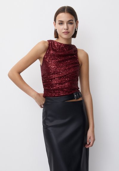 Rote Tops für Damen online shoppen | ZALANDO