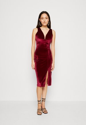 faina MIT CUT-OUTS - Cocktailkleid/festliches Kleid - rot - Zalando.at