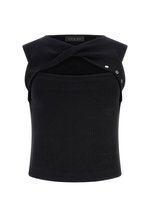 Guess CUT OUT - Top - schwarz/negro - Zalando.es