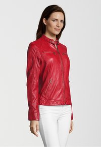 H.I.S SAIMINA - Lederjacke - red/rot - Zalando.at