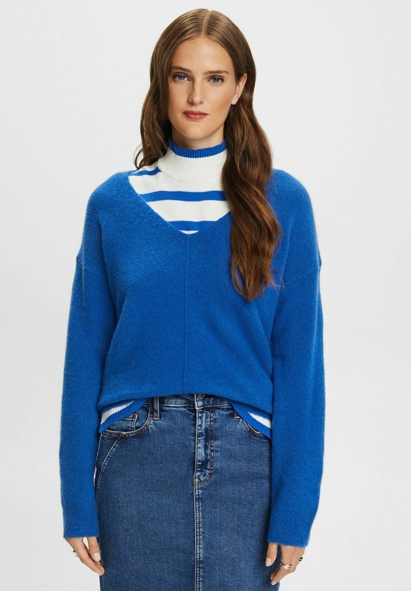 Esprit Jumper - bright blue 5/blue - Zalando