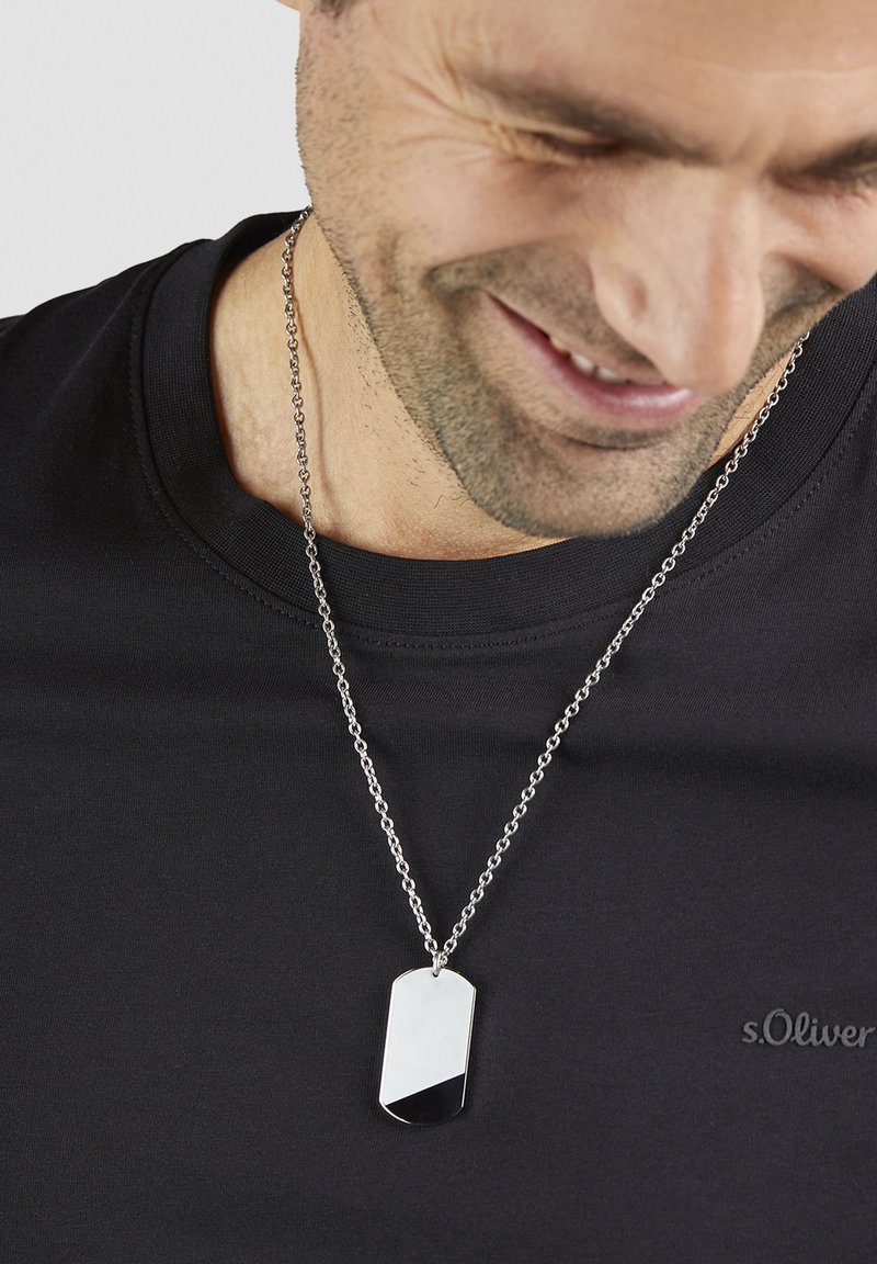 s.Oliver Necklace - silver-coloured - Zalando