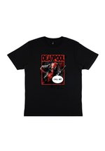 Marvel DEADPOOL CALL ME - Print T-shirt - black - Zalando
