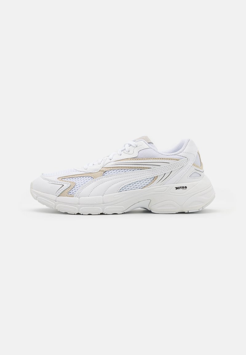 Puma TEVERIS NITRO BASE UNISEX - Trainers - white - Zalando.ie