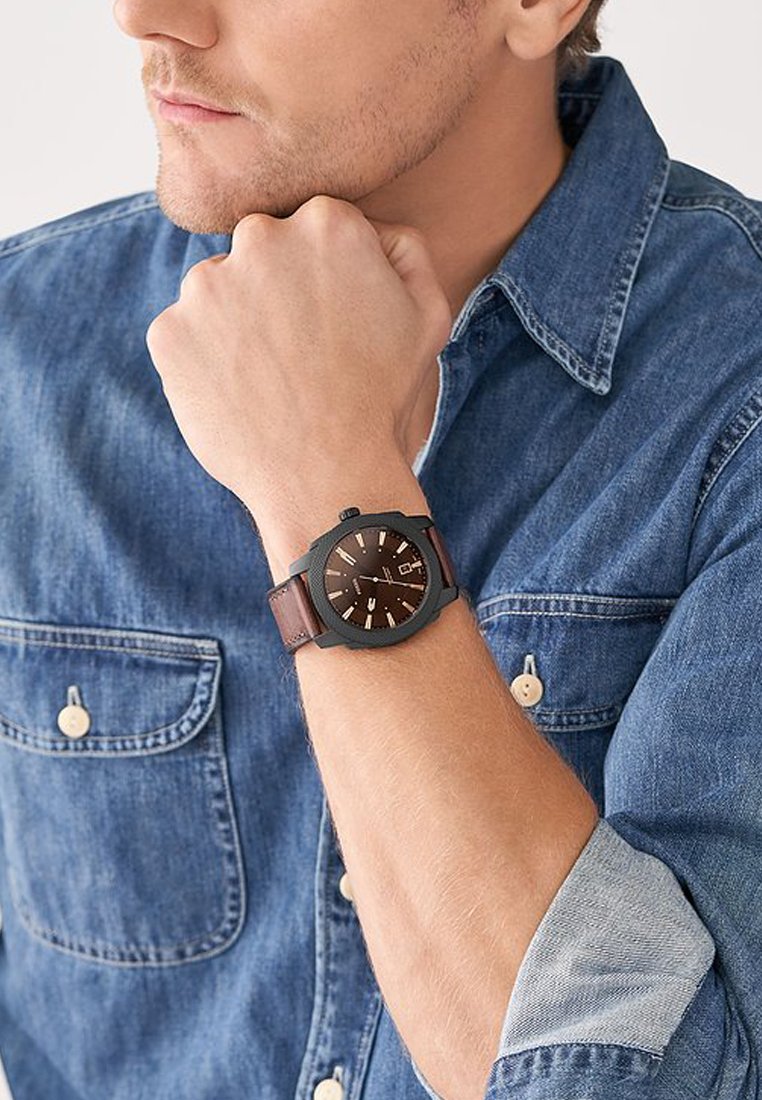 Fossil MACHINE - Watch - stainless steel/black/black - Zalando.co.uk