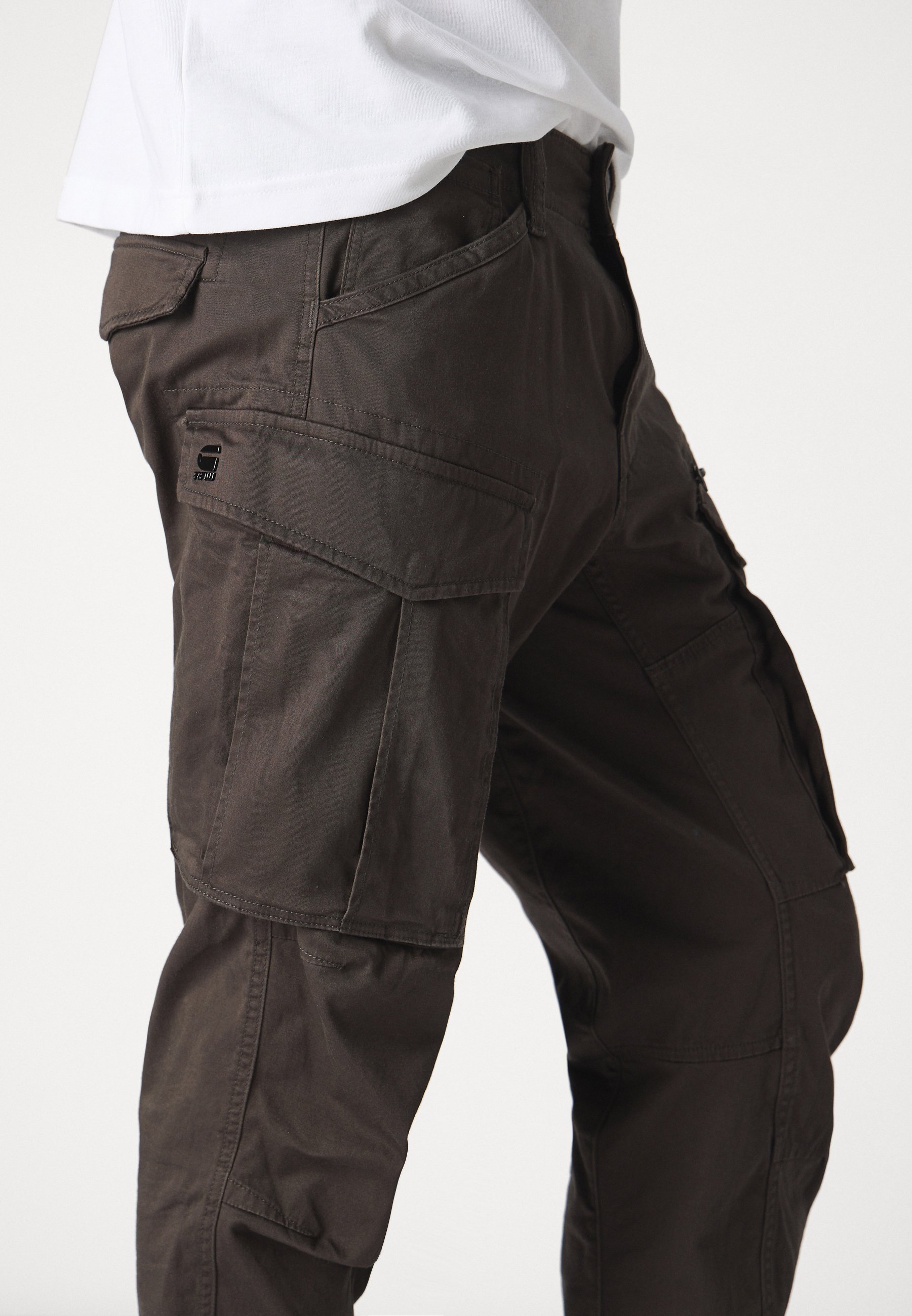 G STAR ROVIC ZIP TAPERED Cargo trousers raven dark grey Zalando.ie