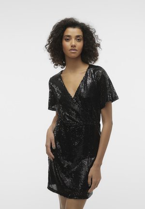 2nd Day RHINERA NIGHT TIME SHIMMER - Robe fourreau - meteorite/black ...