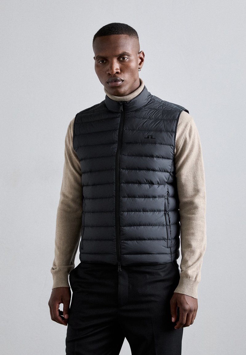 J.LINDEBERG MICK LIGHT WEIGHT VEST - Waistcoat - black - Zalando.ie