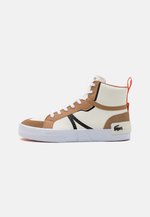 Lacoste High-top trainers - brown/off white/brown - Zalando.co.uk