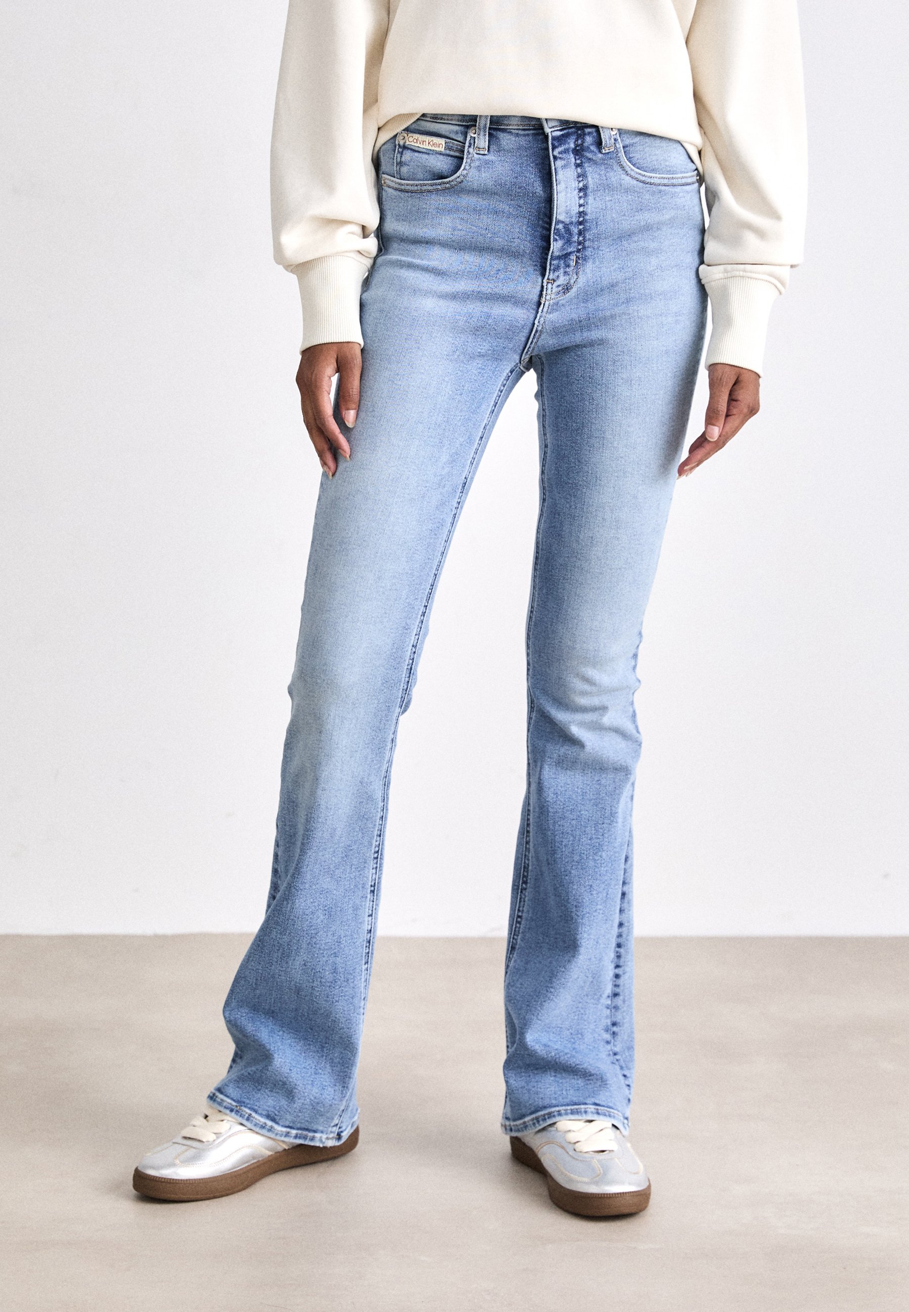 Calvin Klein Jeans SKINNY BOOTCUT Bootcut jeans denim light light blue denim Zalando
