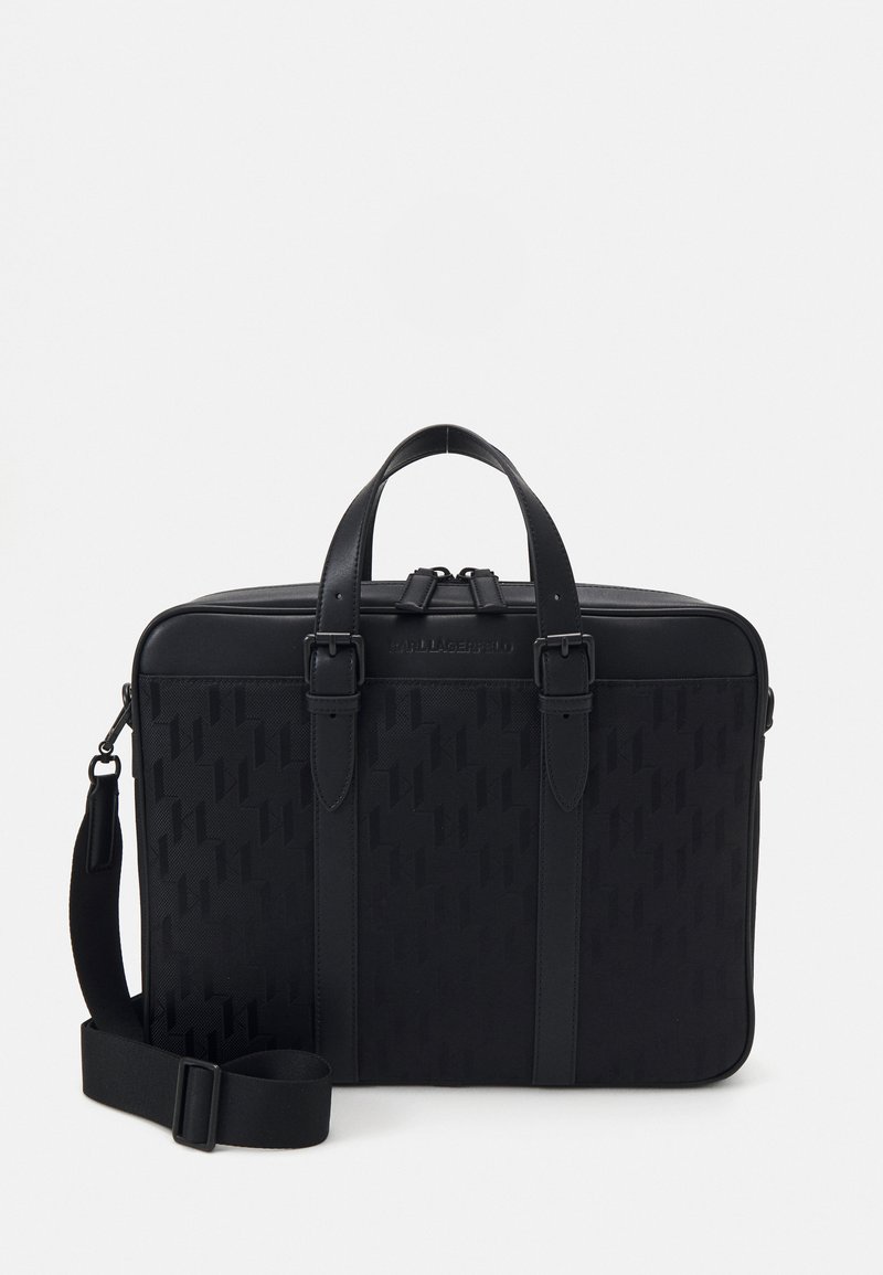 KARL LAGERFELD ETCH BRIEFCASE UNISEX - Mallette - black/noir - ZALANDO.FR