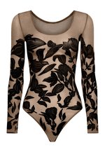 Wolford TATTOO STRING - Body - fairly light black/mottled black ...