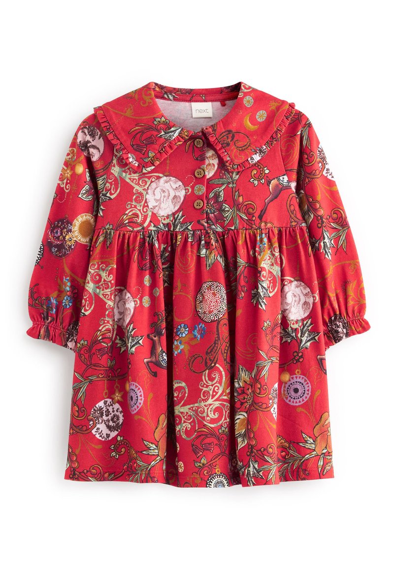 Next TEA - Blusenkleid - red floral/rot - Zalando.de