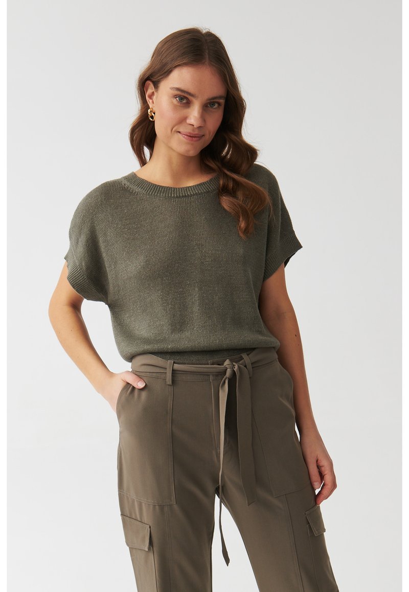 TATUUM LIMIKO - Camiseta básica - khaki/caqui - Zalando.es