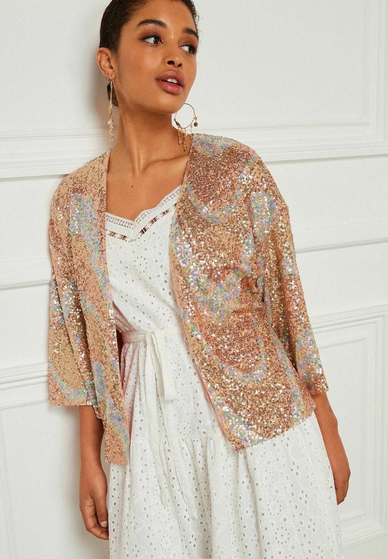 Next SEQUIN - Blazer - pink wave/pink - Zalando.ch