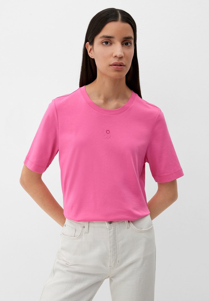 s.Oliver MIT STICKEREI - T-Shirt basic - pink - Zalando.de