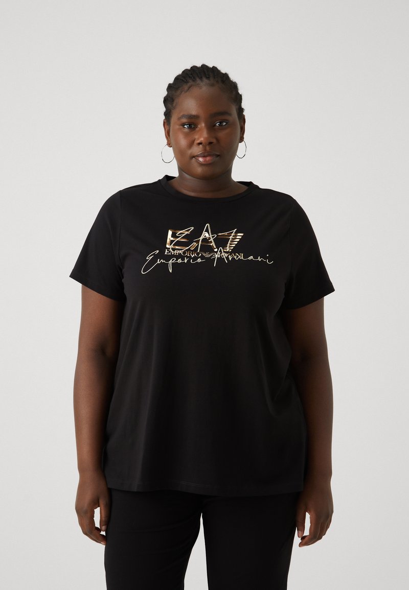 EA7 Emporio Armani T-Shirt print - nero/schwarz - Zalando
