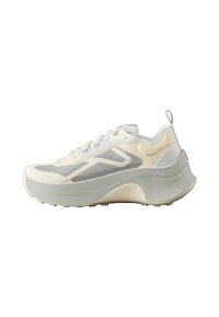 Calvin Klein CHUNKY RUN LACEUP STRIPE COV NY - Trainers - bright white ...
