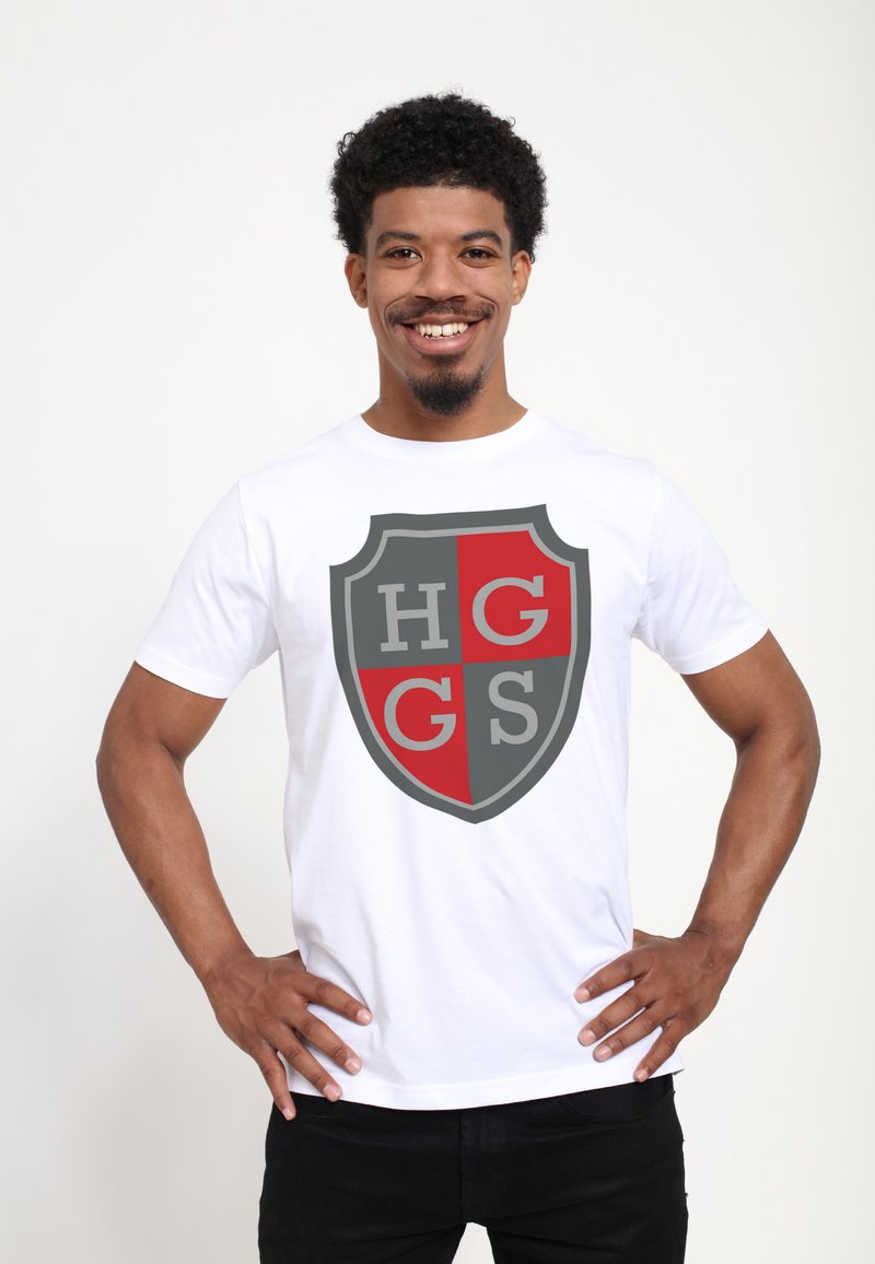 Henry Tiger HEARTSTOPPER HARVEY GREENE CREST - T-shirt print - white ...