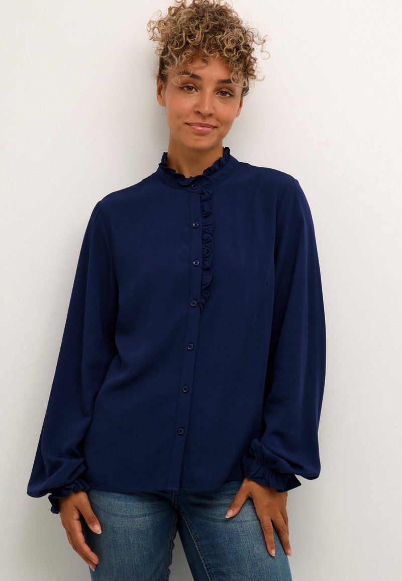 Cream VENEA - Camicia - dress blues/blu scuro - Zalando.it