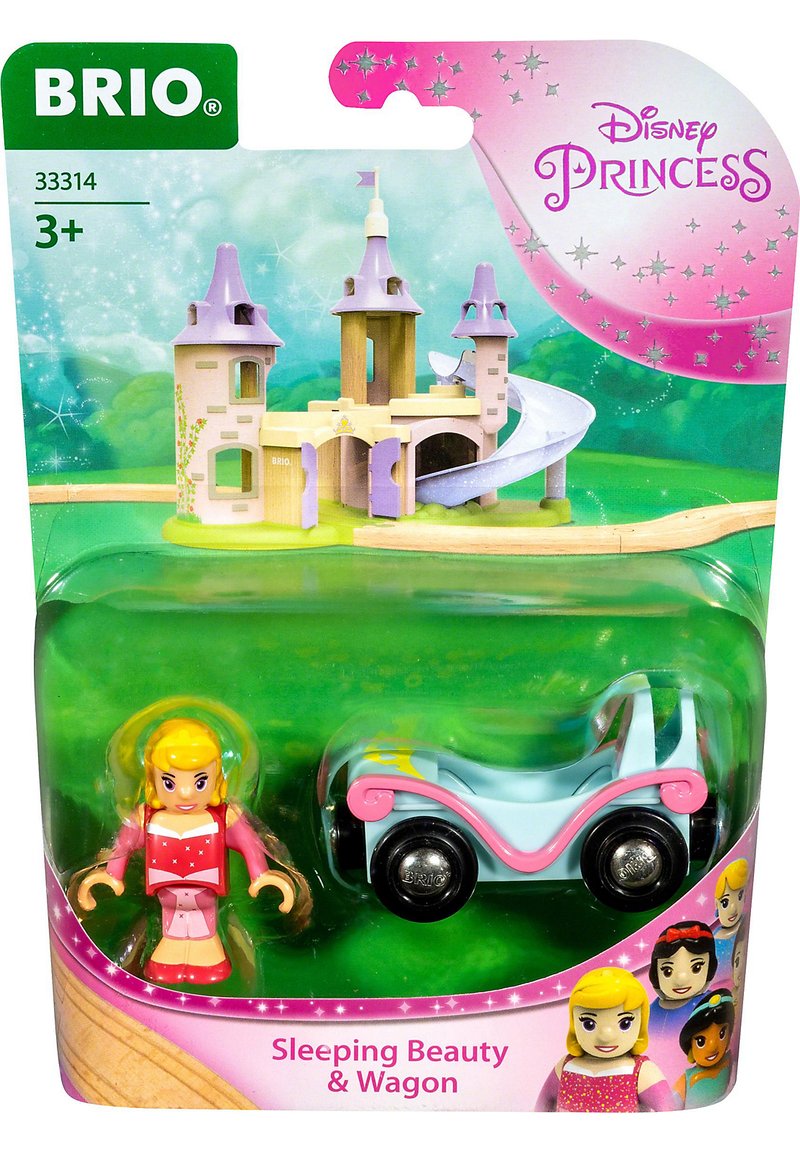 BRIO DISNEY PRINCESS AURORA MIT WAGGON - Mini-Spielzeug - pink - Zalando.de