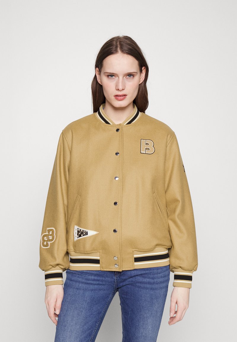 BOSS PASEBA - Bomber Jacket - medium beige/beige - Zalando