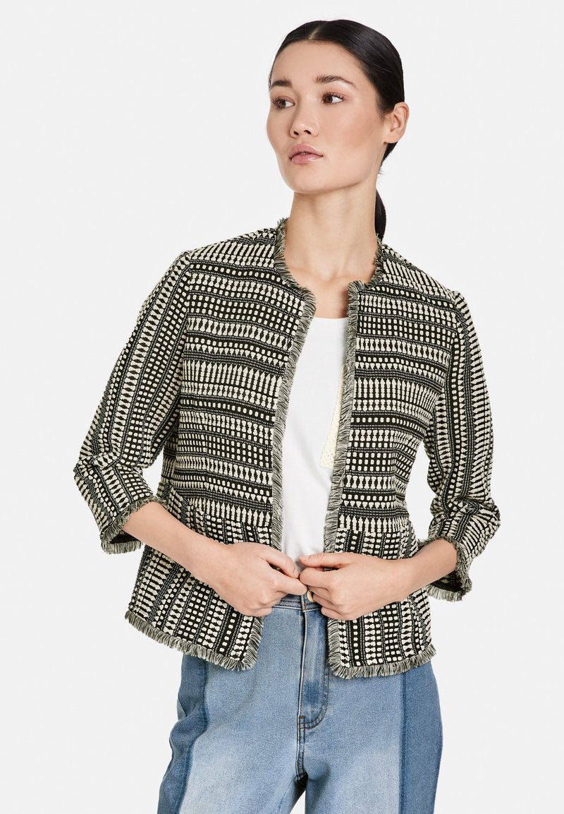 Taifun 3/4 ARM - Cardigan - schwarz gemustert/black - Zalando.de