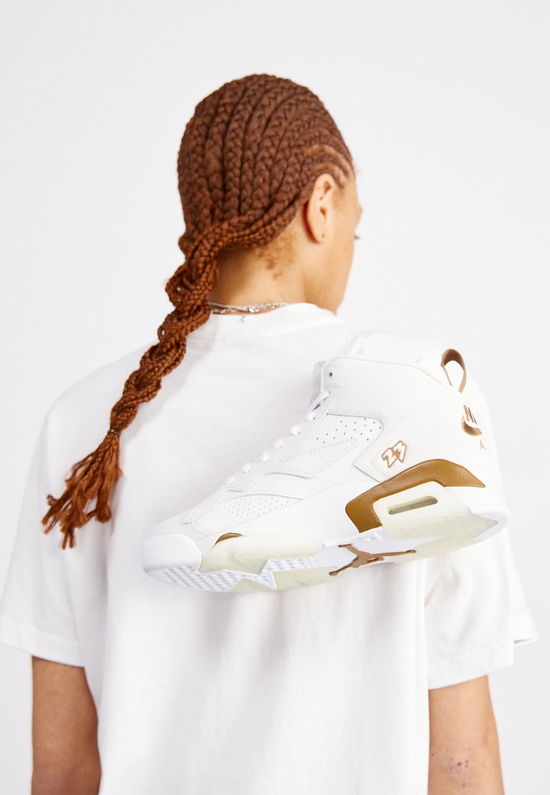 Jordan JORDAN MVP - High-top trainers - summit white/dark driftwood ...