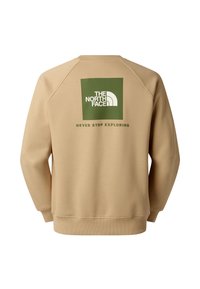 The North Face M RAGLAN BOX NSE CREW - Sweatshirt - khaki stone/beige ...