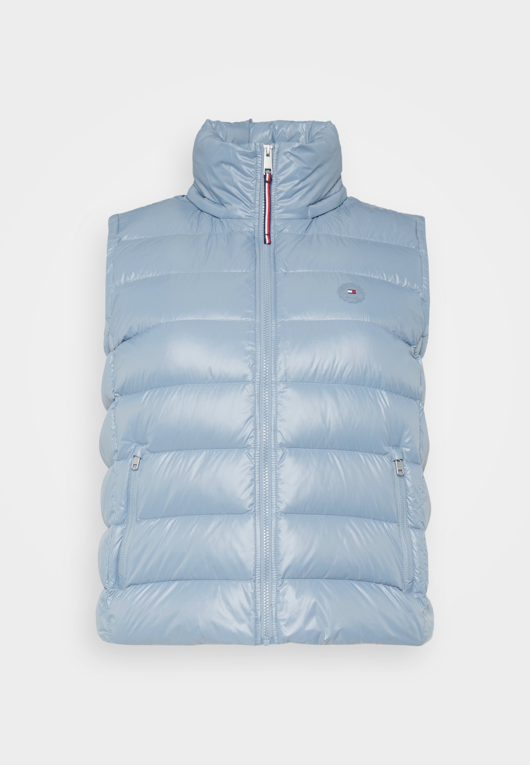 Tommy Hilfiger Curve FEMININE GLOSS VEST Weste flint blue blau Zalando