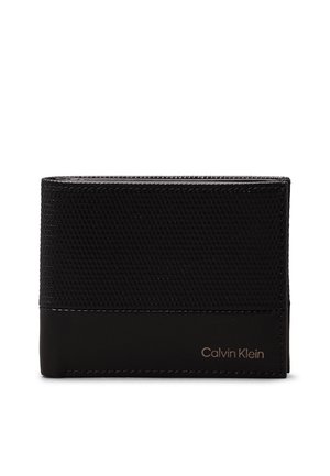 Calvin Klein DIAGONAL TRIFOLD COIN UNISEX - Geldbörse - black/schwarz ...