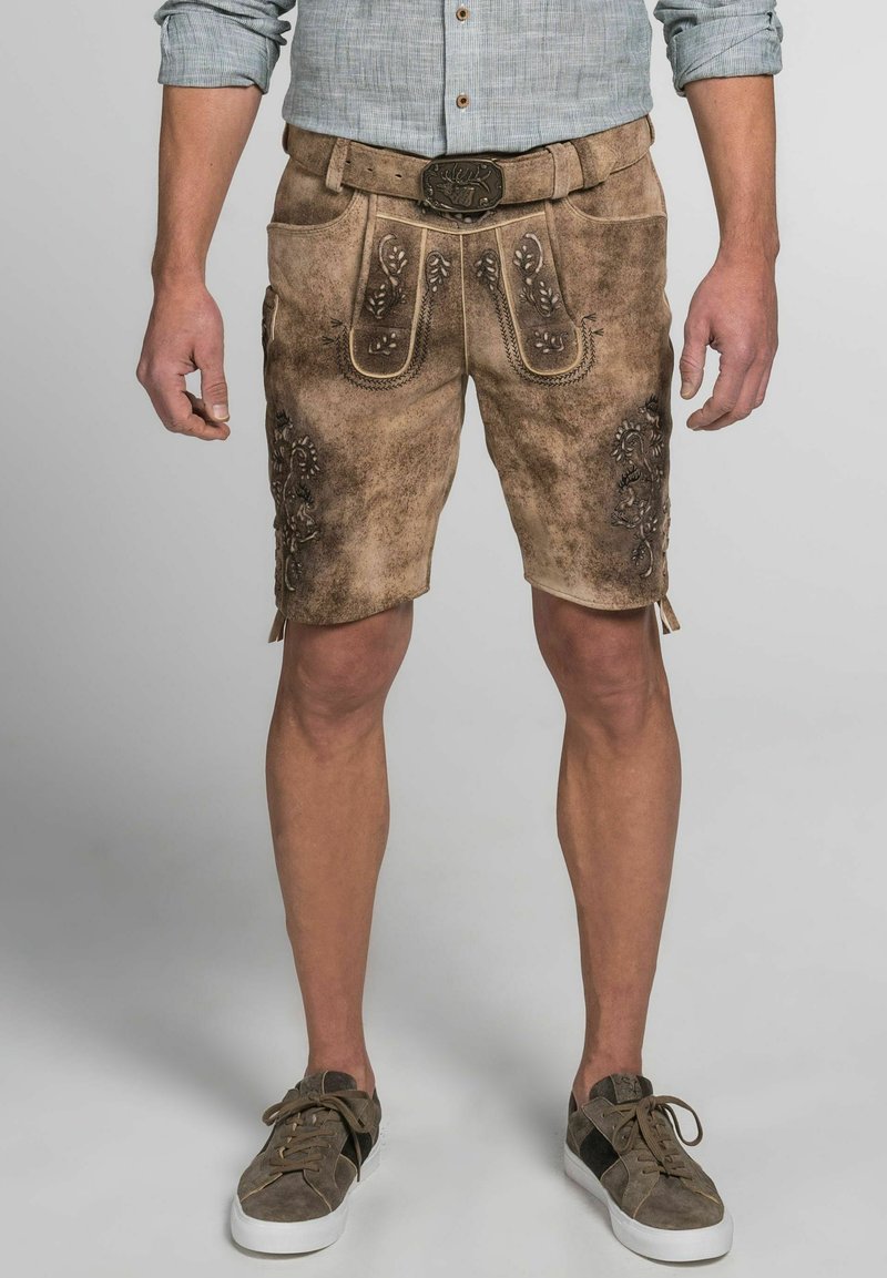 Spieth & Wensky ANDRO H/HI-GÜ - Shorts - braun/bruin - Zalando.nl