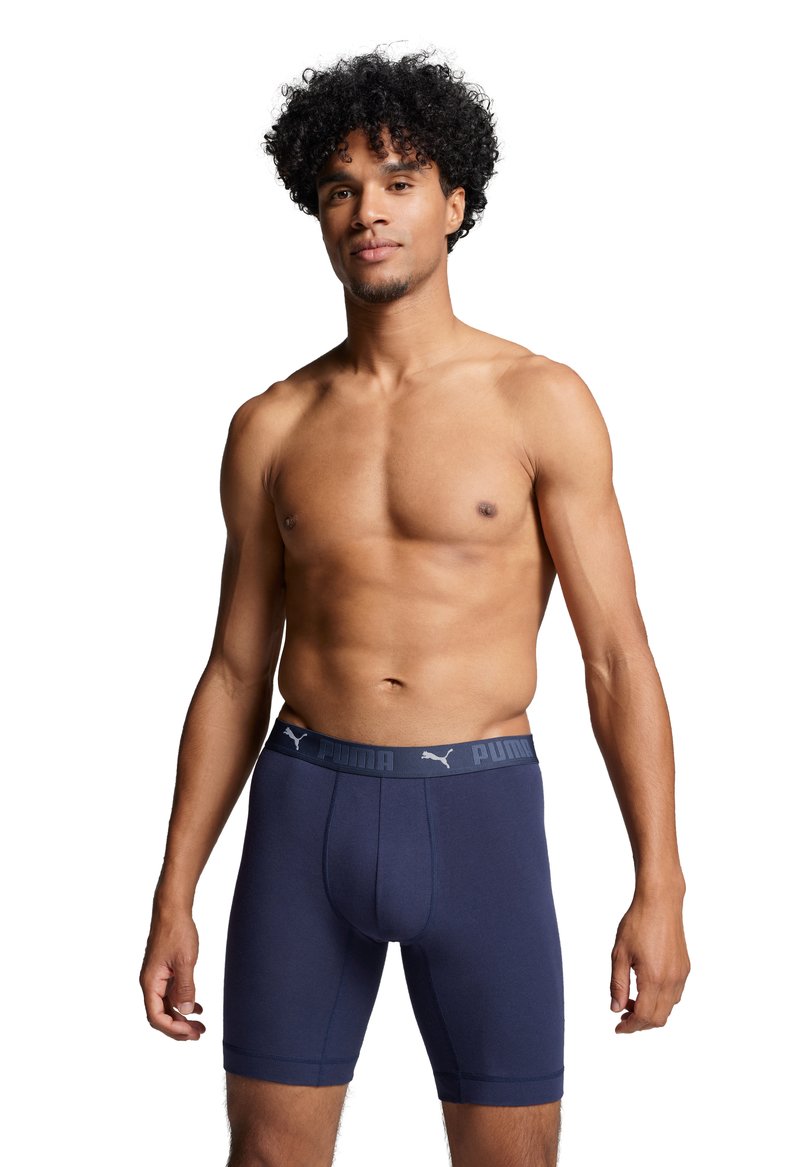 Puma LONG SPORT COTTON 2 PACK - Boxershorts - blau - Zalando.ch