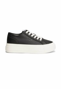 Tommy Jeans DEBOSSED LOGO PLATFORM - Trainers - black - Zalando