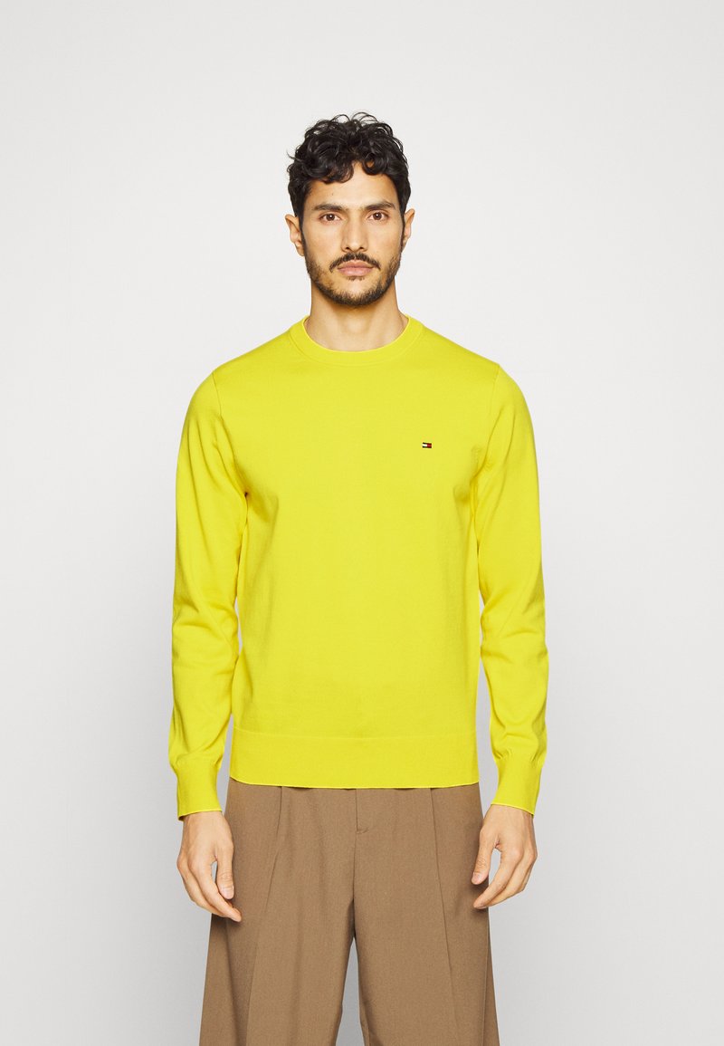 Tommy Hilfiger CREW NECK - Jumper - vivid yellow/yellow - Zalando.co.uk