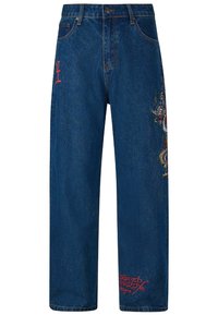 Ed Hardy BATTLE-DRAGON TATTOO - Jeans Relaxed Fit - indigo/blue denim ...