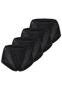 Sloggi 4 PACK CHIC MAXI - Shorty - schwarz/noir - ZALANDO.FR