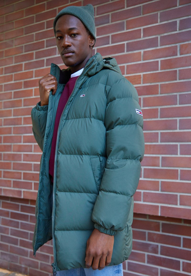 Tommy Jeans ESSENTIAL - Down coat - avalon green/olive - Zalando