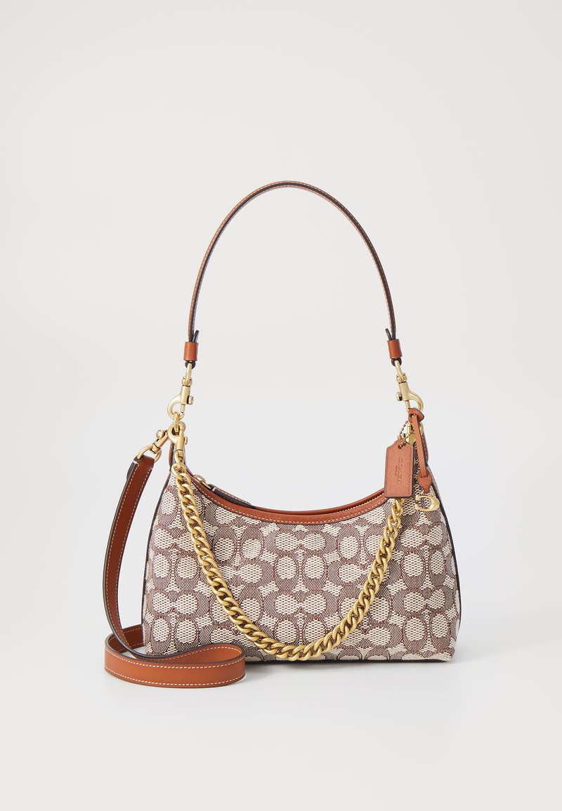 COACH SIGNATURE JULIET SHOULDER BAG - Handtasche - cocoa/burnished ...