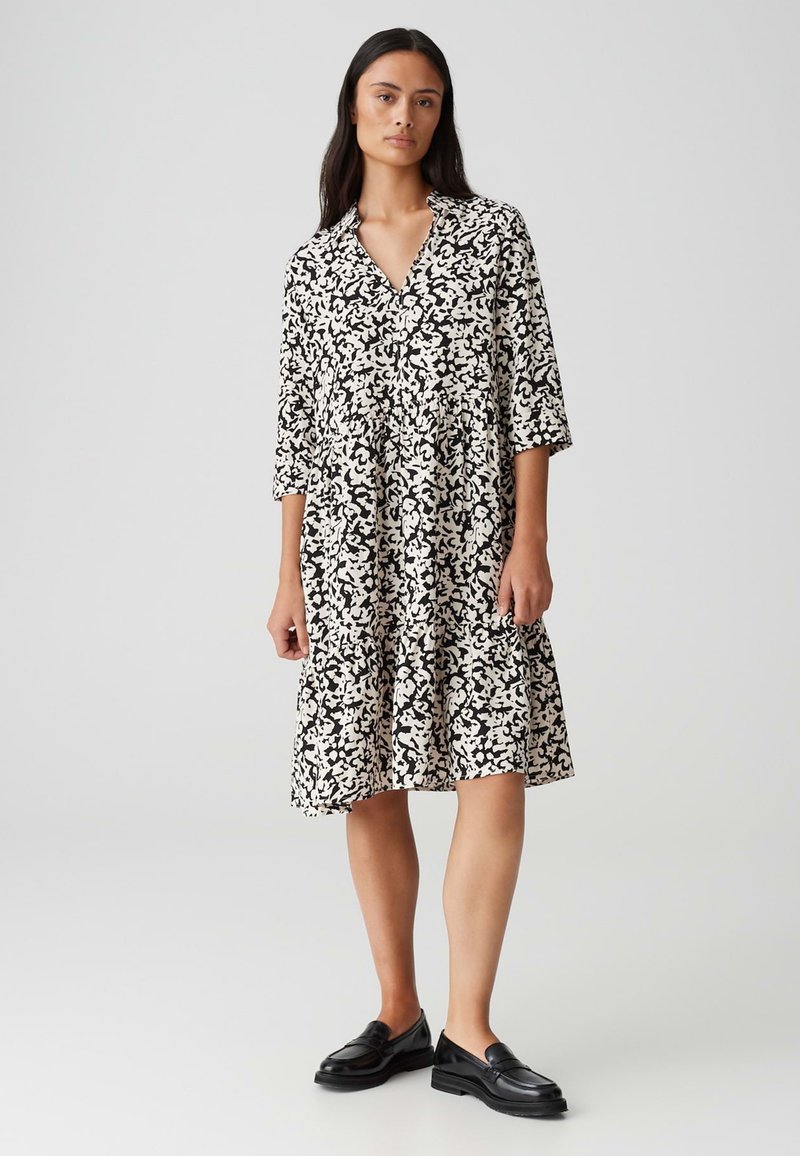 OPUS WALARI - Freizeitkleid - black/schwarz - Zalando.at