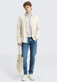 TOM TAILOR DENIM PIERS - Jean droit - stone blue denim/denim indigo ...